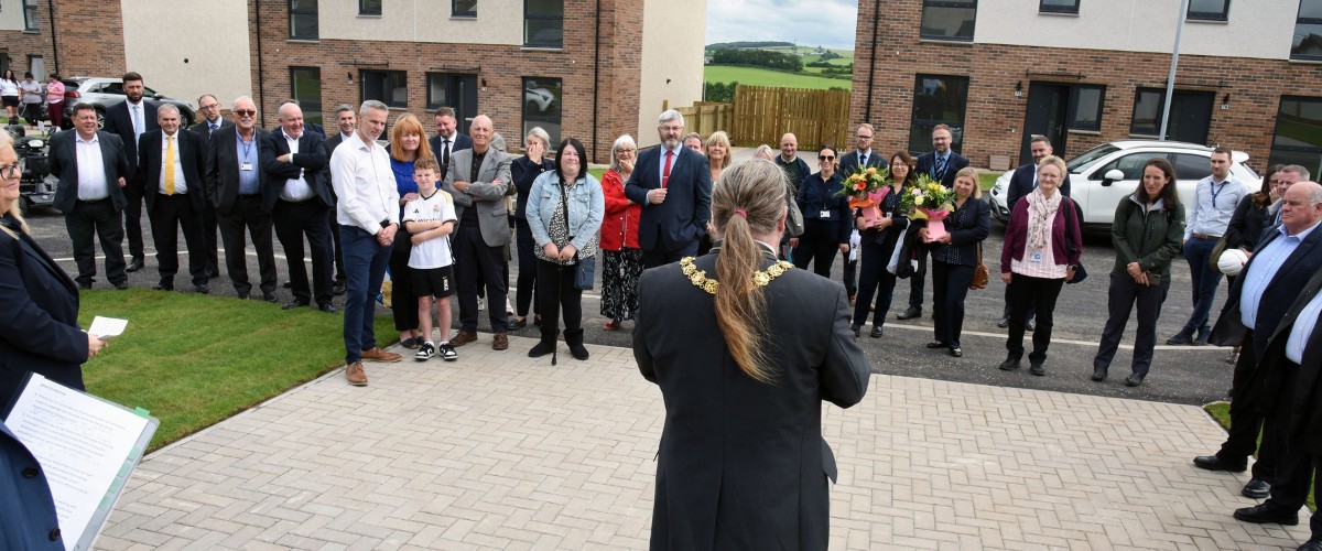 Bridgehousehill Phase 1 Opening Ceremony - Cunninghame Housing Association