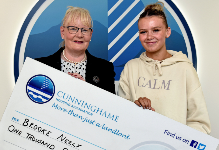 Brooke Neely – 3rd Year Sponsorship - Cunninghame Housing Association